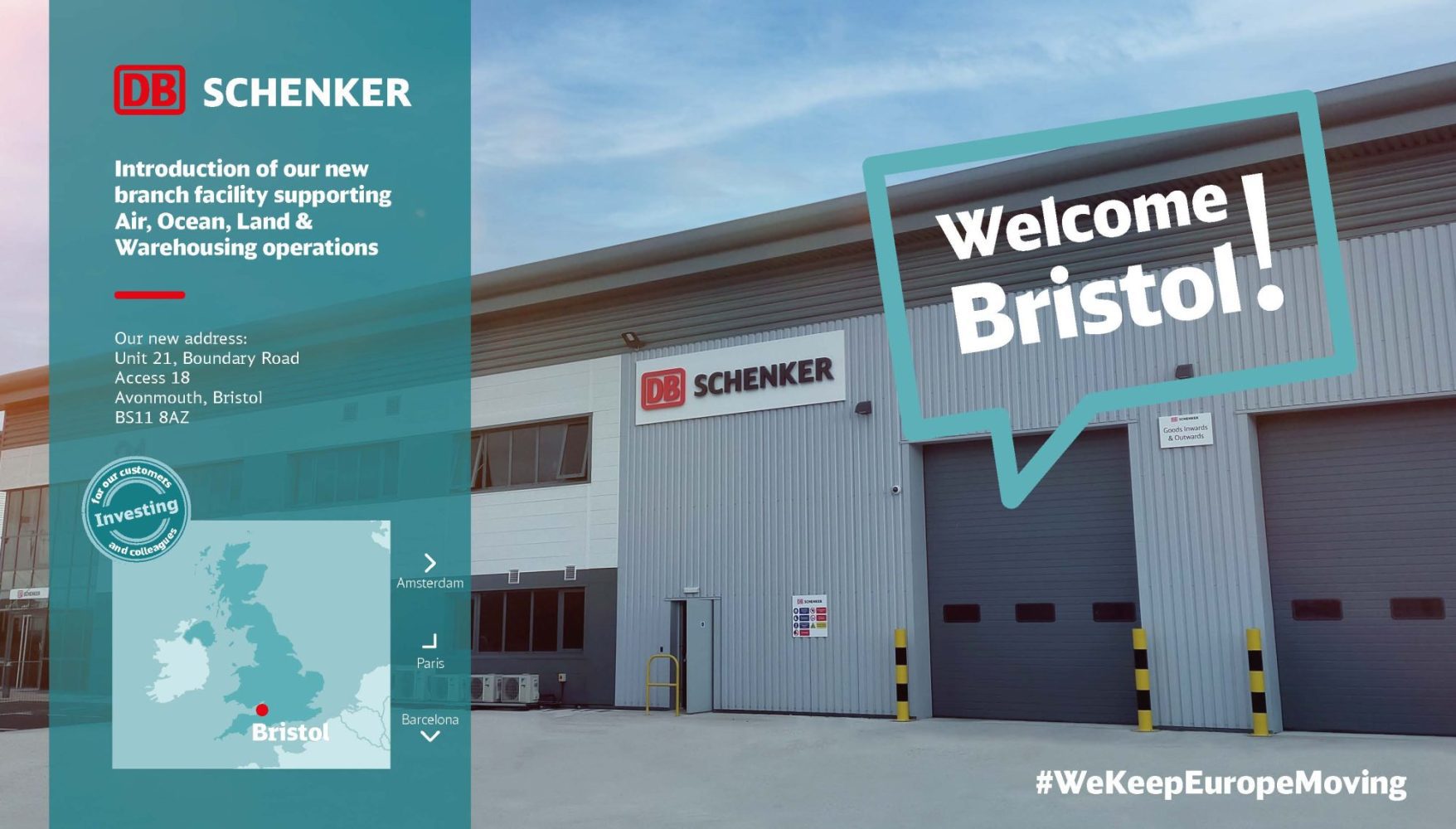 DB Schenker's new facility in Bristol | WEAF