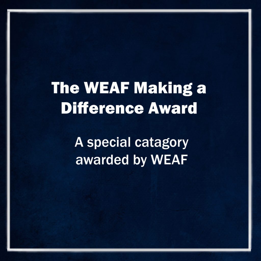 WEAF Making a Difference Awards 2024